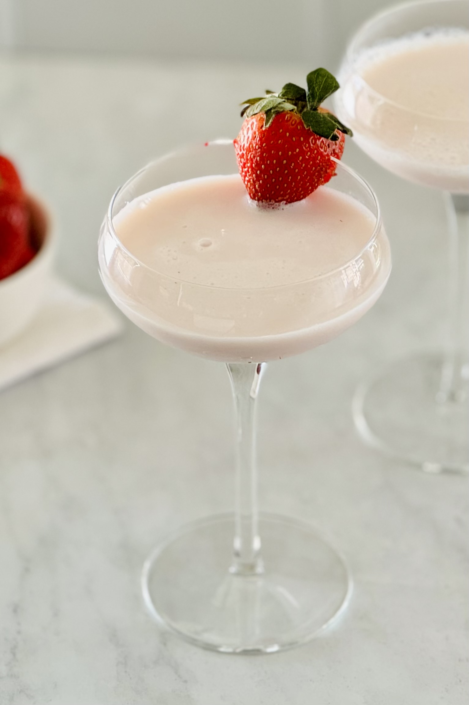 Strawberries and Cream Mocktail – Delicious Dessert Drink