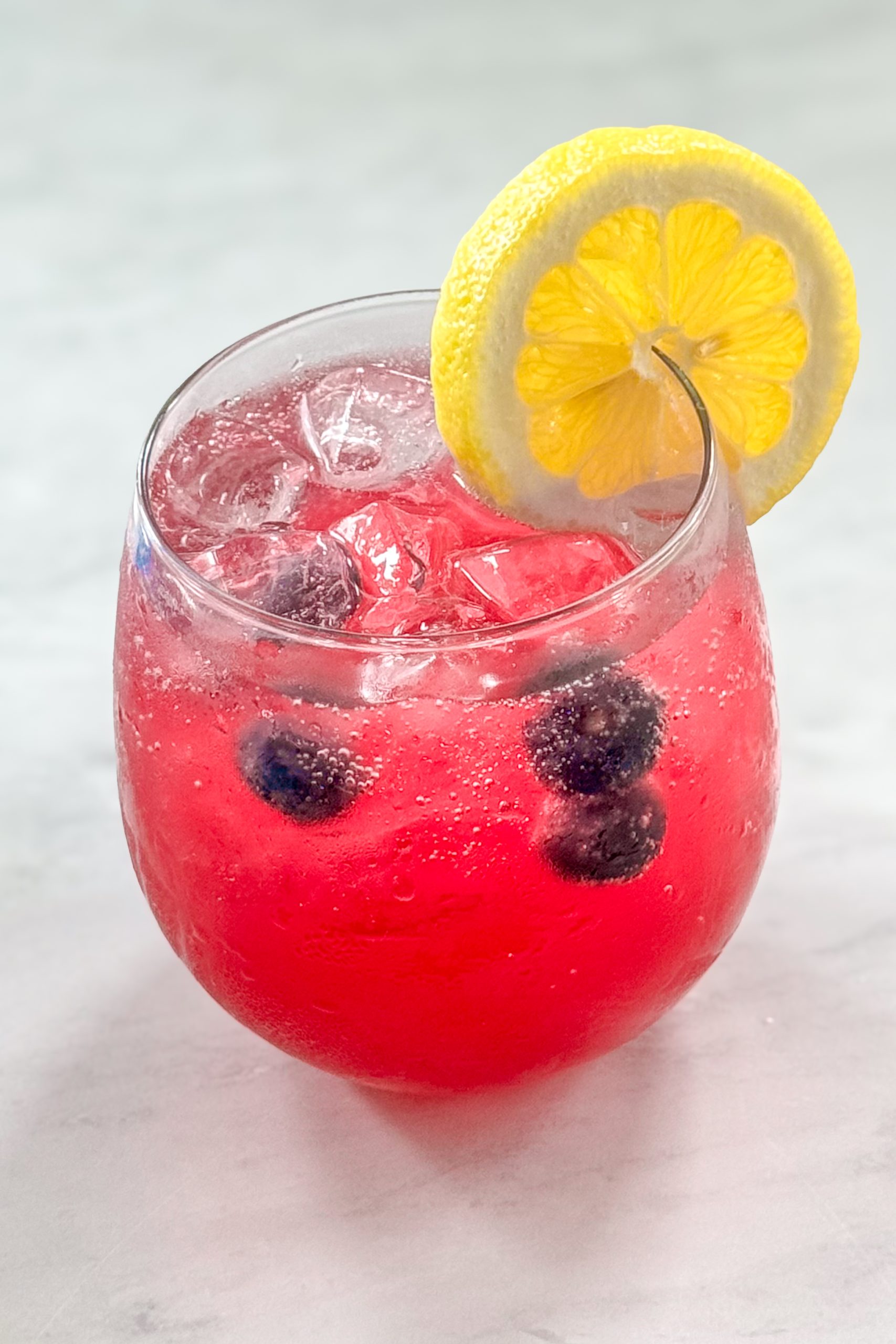 Blueberry Spritz Mocktail
